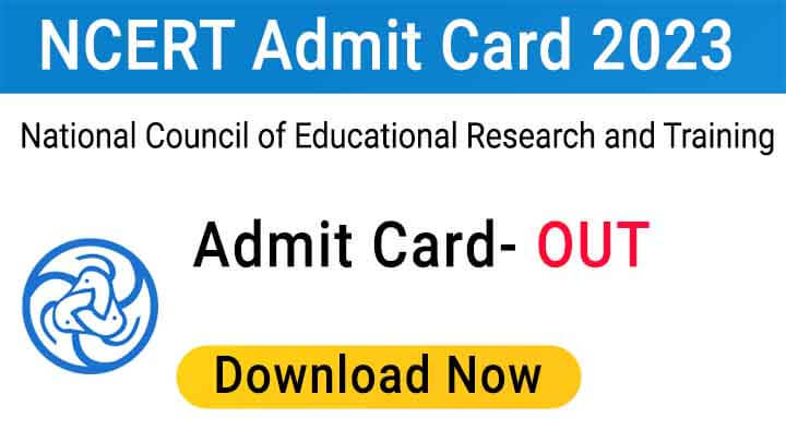 NCERT Non Teaching Admit Card 2023 LDC and Assistant