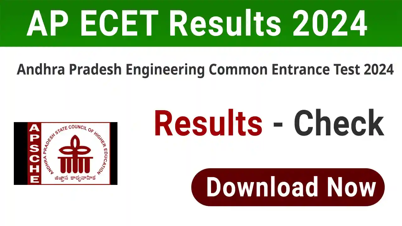 AP ECET Results 2024 Download Rank Card