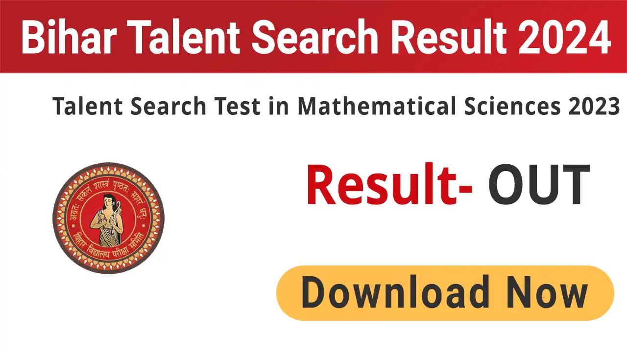 Bihar Talent Search Examination Result 2024 BSEB
