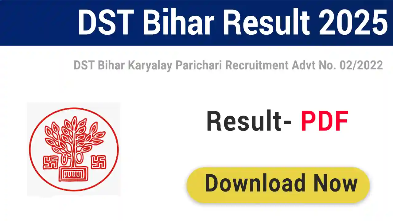 BSSC DST Office Attendant Result 2025 Download Link