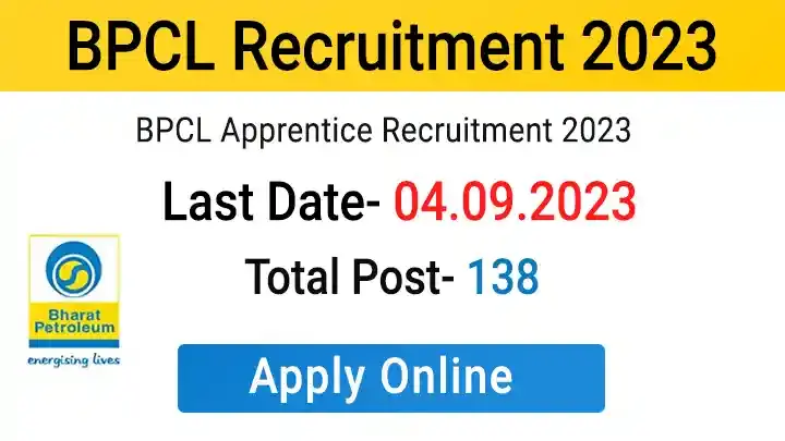 BPCL Apprentice Recruitment 2023 Apply At mhrdnats.gov.in