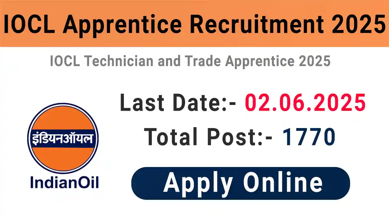 IOCL Apprentice Refineries Division Recruitment 2025