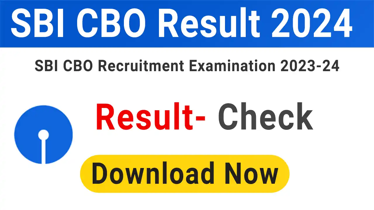 SBI CBO Result 2024 Download Circle Based Officer