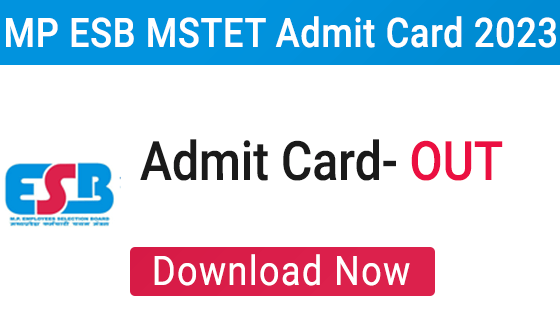 MP ESB MSTET Result 2023- Download At esb.mp.gov.in